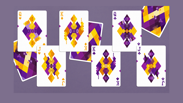 Diamon Playing Cards N° 14 Purple Star Playing Cards by Dutch Card ...